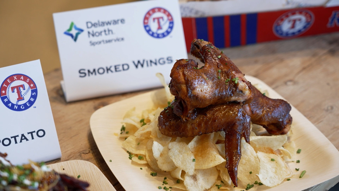 Texas Rangers reveal new food items at Globe Life Field | wfaa.com