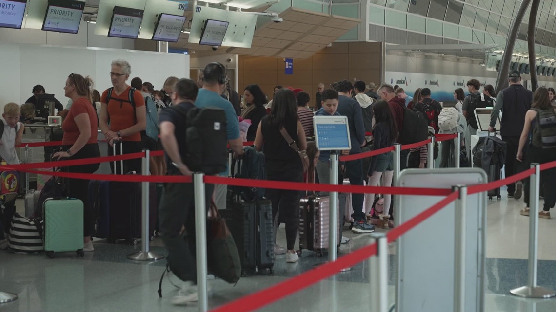 DFW travel impacts: Peak travel day causing delays, security wait times ...