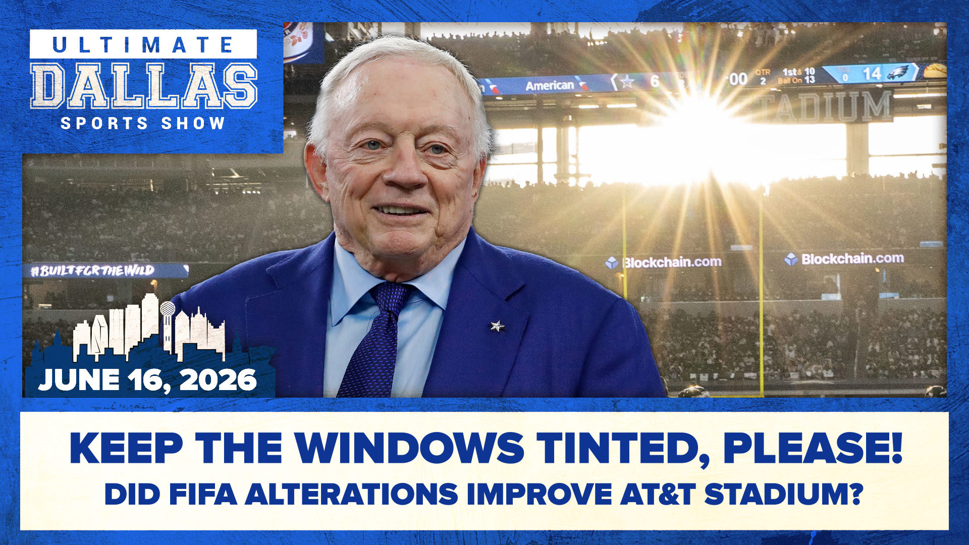 Can we keep the windows tinted at AT&T Stadium? | Ultimate Dallas ...