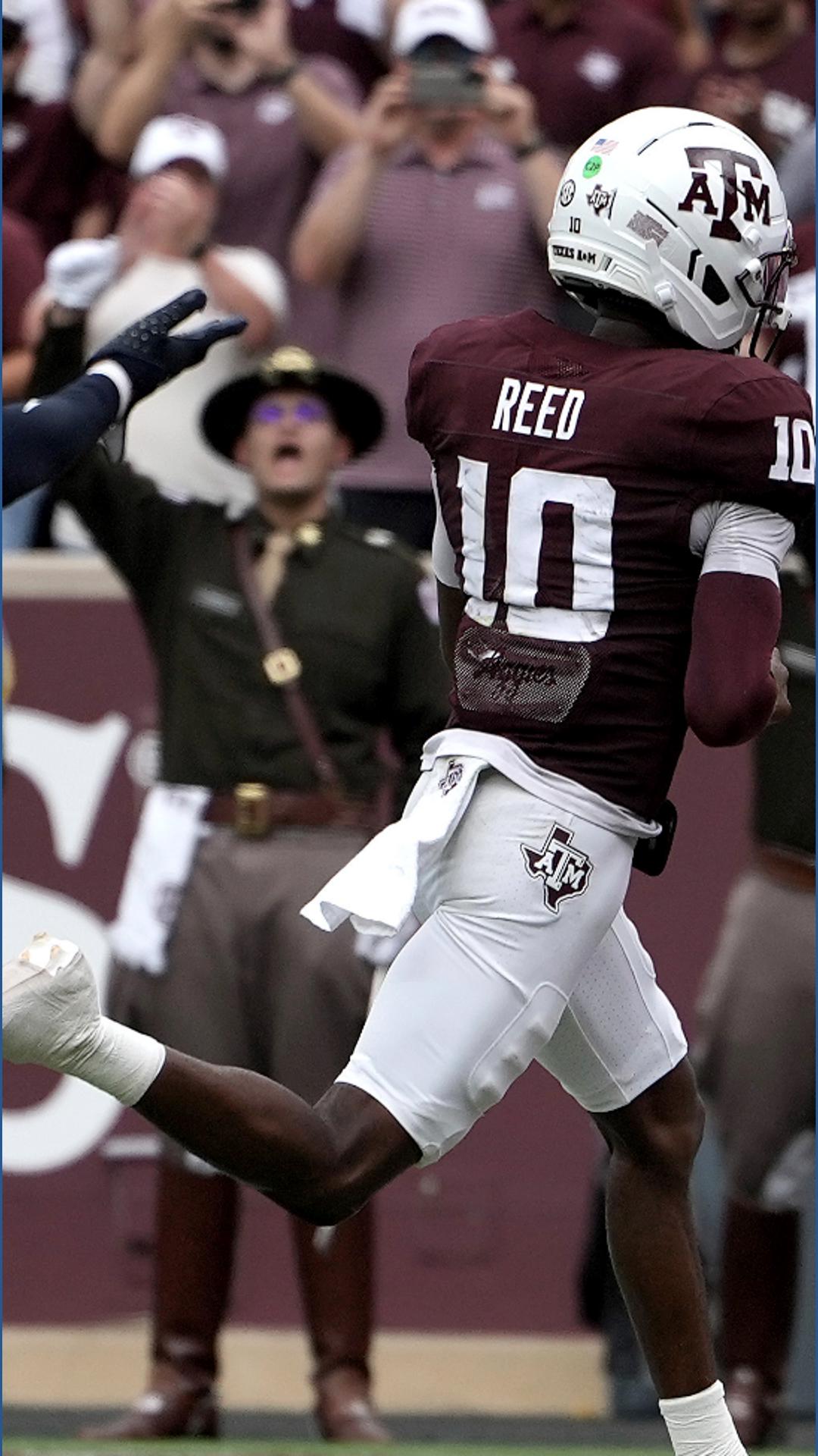 Reed leads Texas A&M past Utah State with 4 TDs | wfaa.com