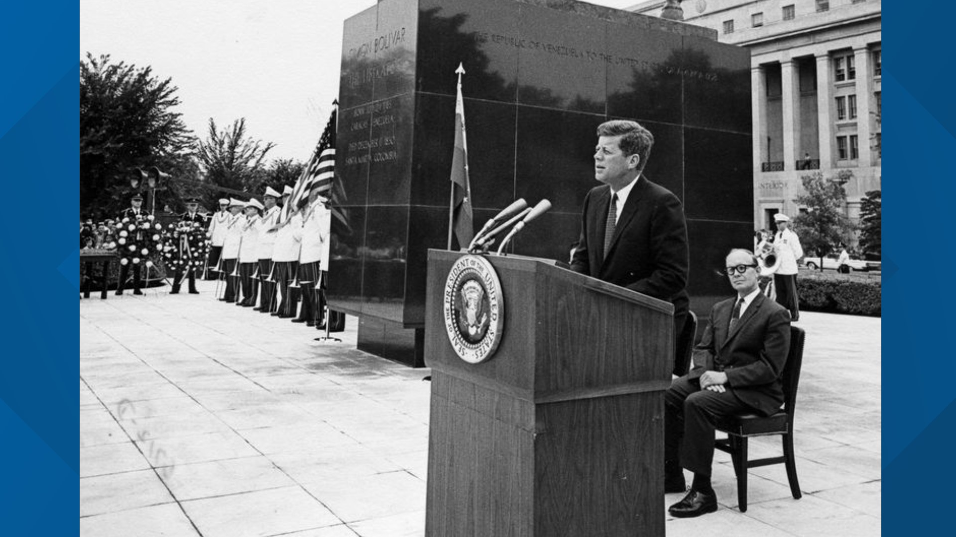 JFK moon shot speech: Lectern at Space Center Houston is a fake | wfaa.com