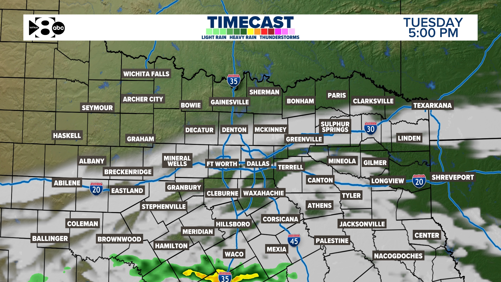 DFW Weather: A cold front moves in tonight, cooler & blustery Wednesday ...