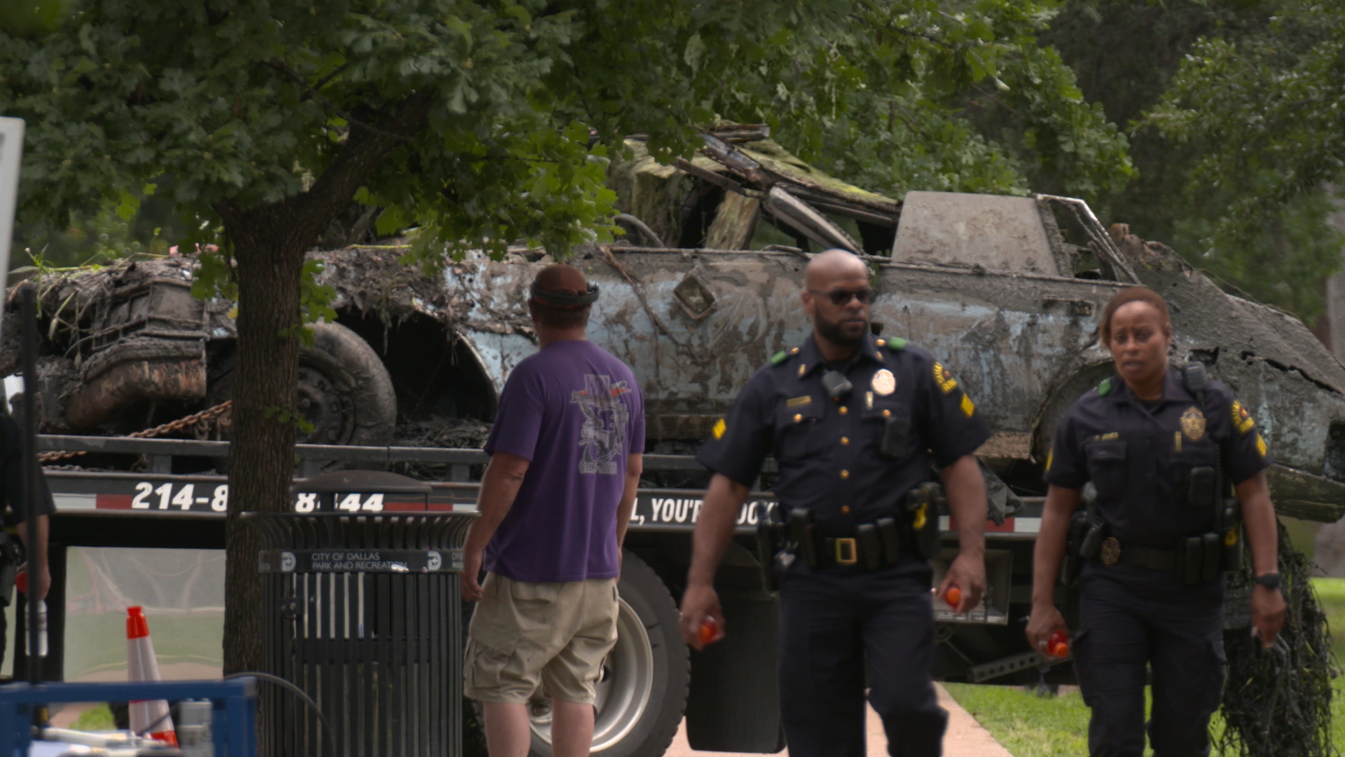 Cars recovered from Dallas pond date back to the 1980s | wfaa.com