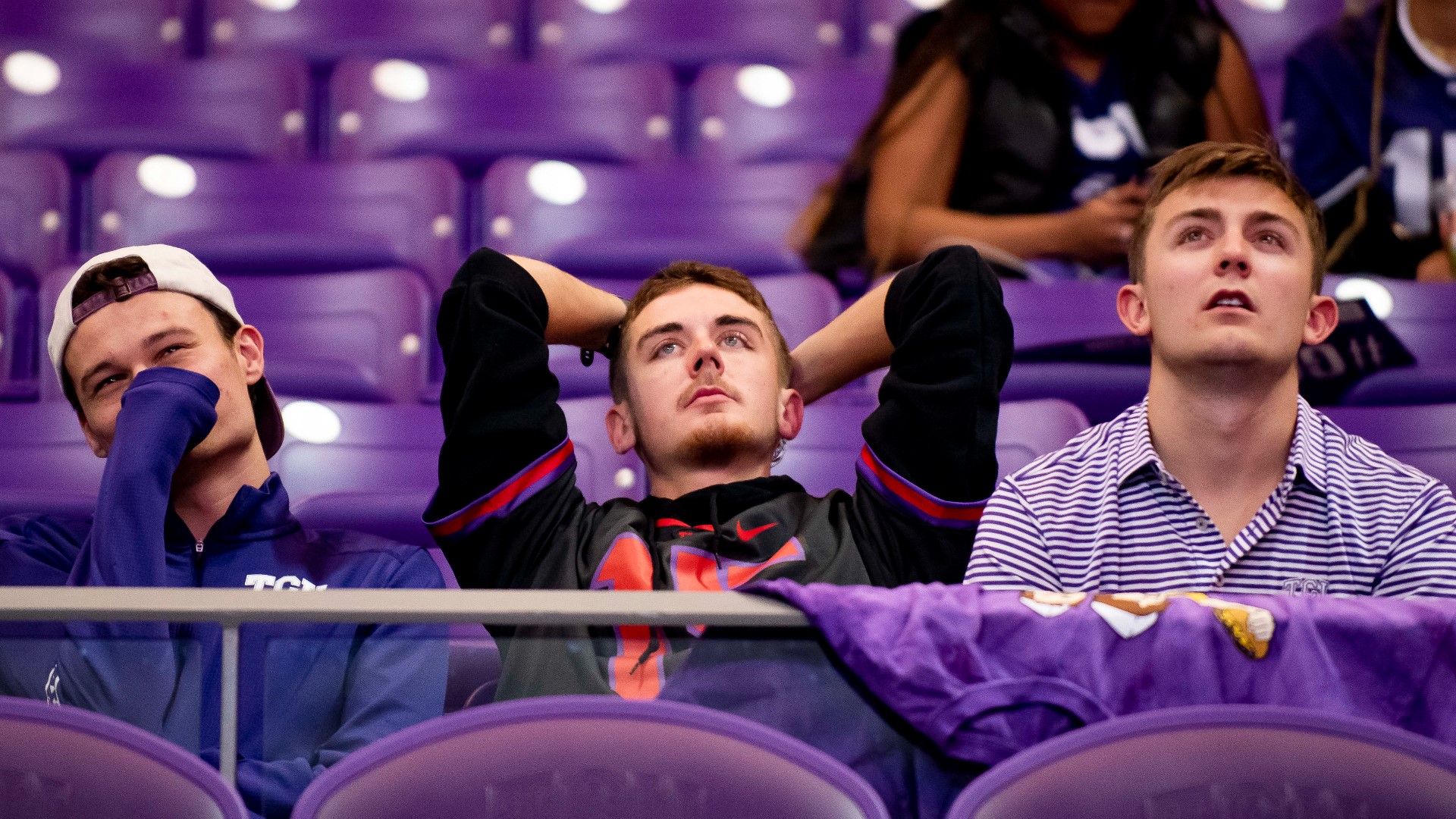 Sad TCU fans: Horned Frogs suffer blowout loss to Georgia in National ...