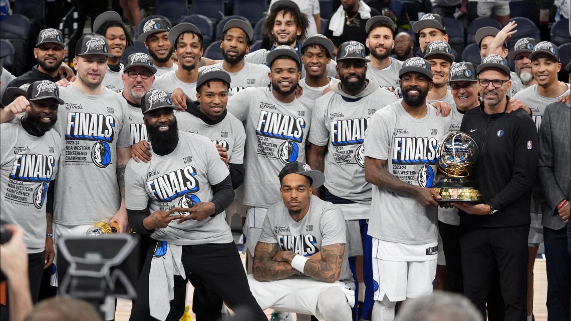 Dallas Mavericks Western Conference Champions merch: Where to buy ...