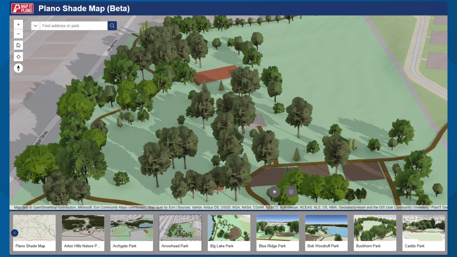 Heat hack: A new digital map that hunts down shade at Plano parks for ...