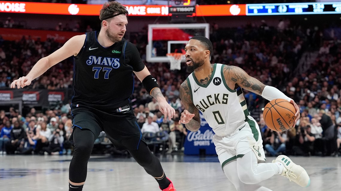 Milwaukee Bucks beat Dallas Mavericks 129-117 | wfaa.com