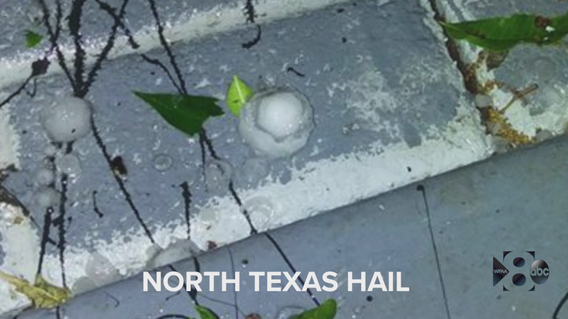 Giant hail reported in North Texas | wfaa.com