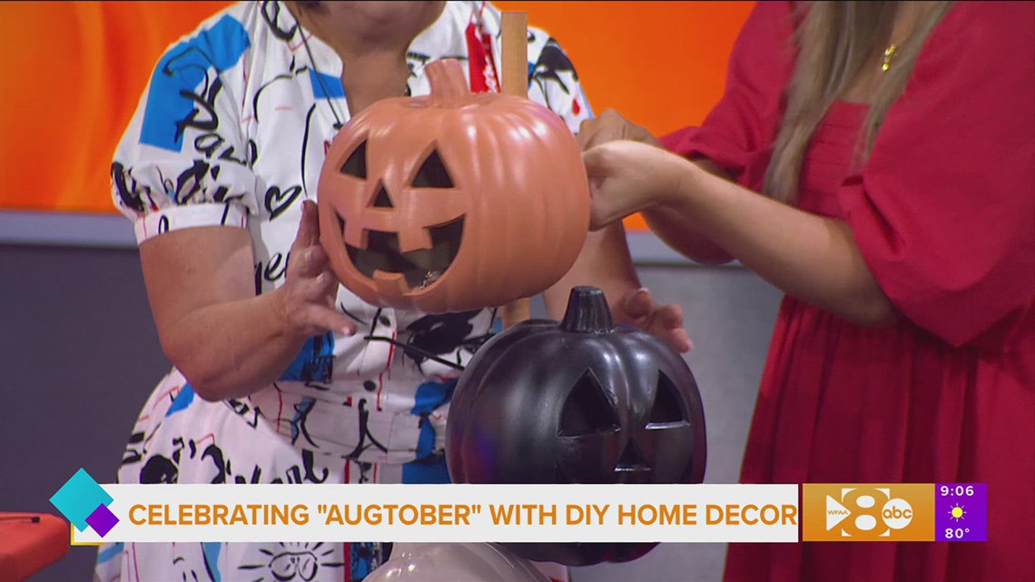 Celebrating "Augtober" with DIY home decor | wfaa.com