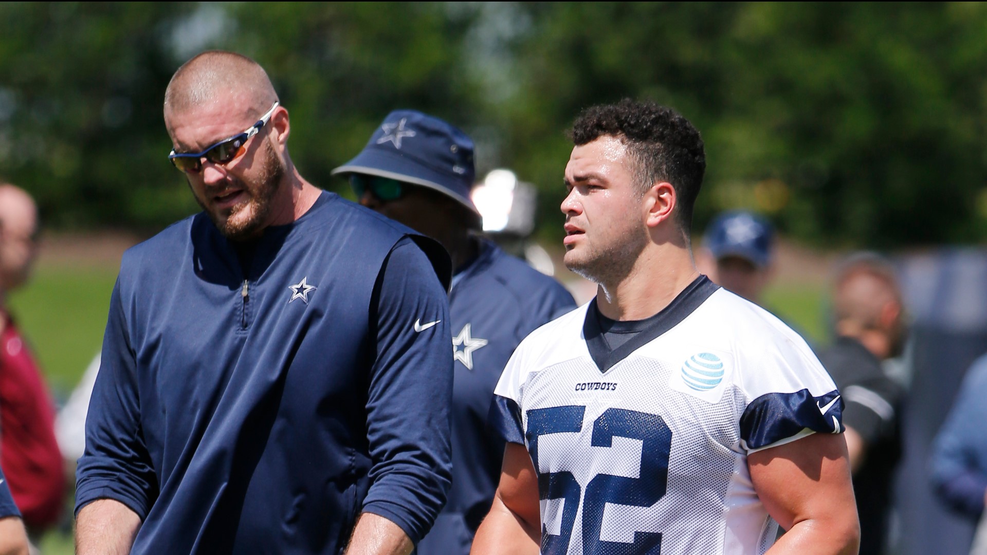 Marc Colombo's growth as OL coach instills confidence in Cowboys | wfaa.com
