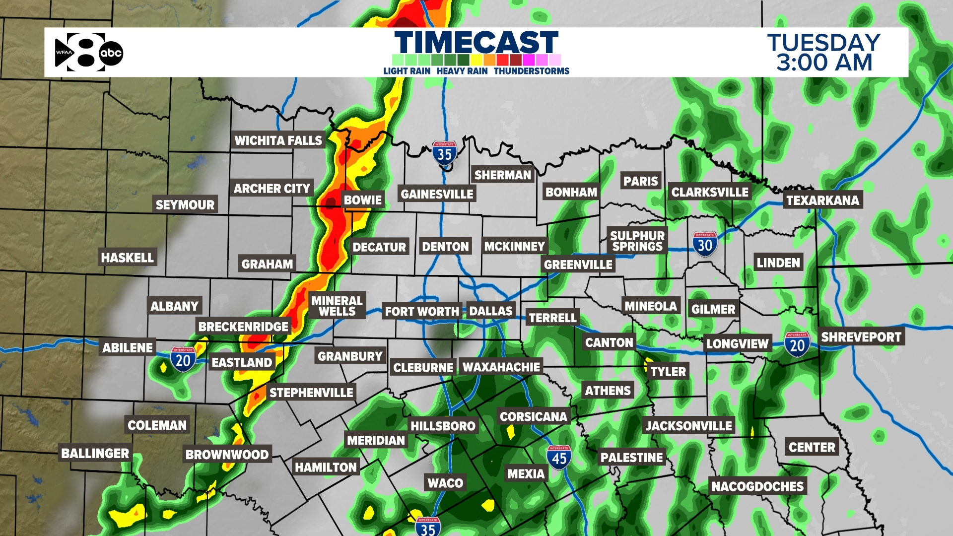 Dallas, Texas Weather: DFW rain, storms forecast for North Texas | wfaa.com