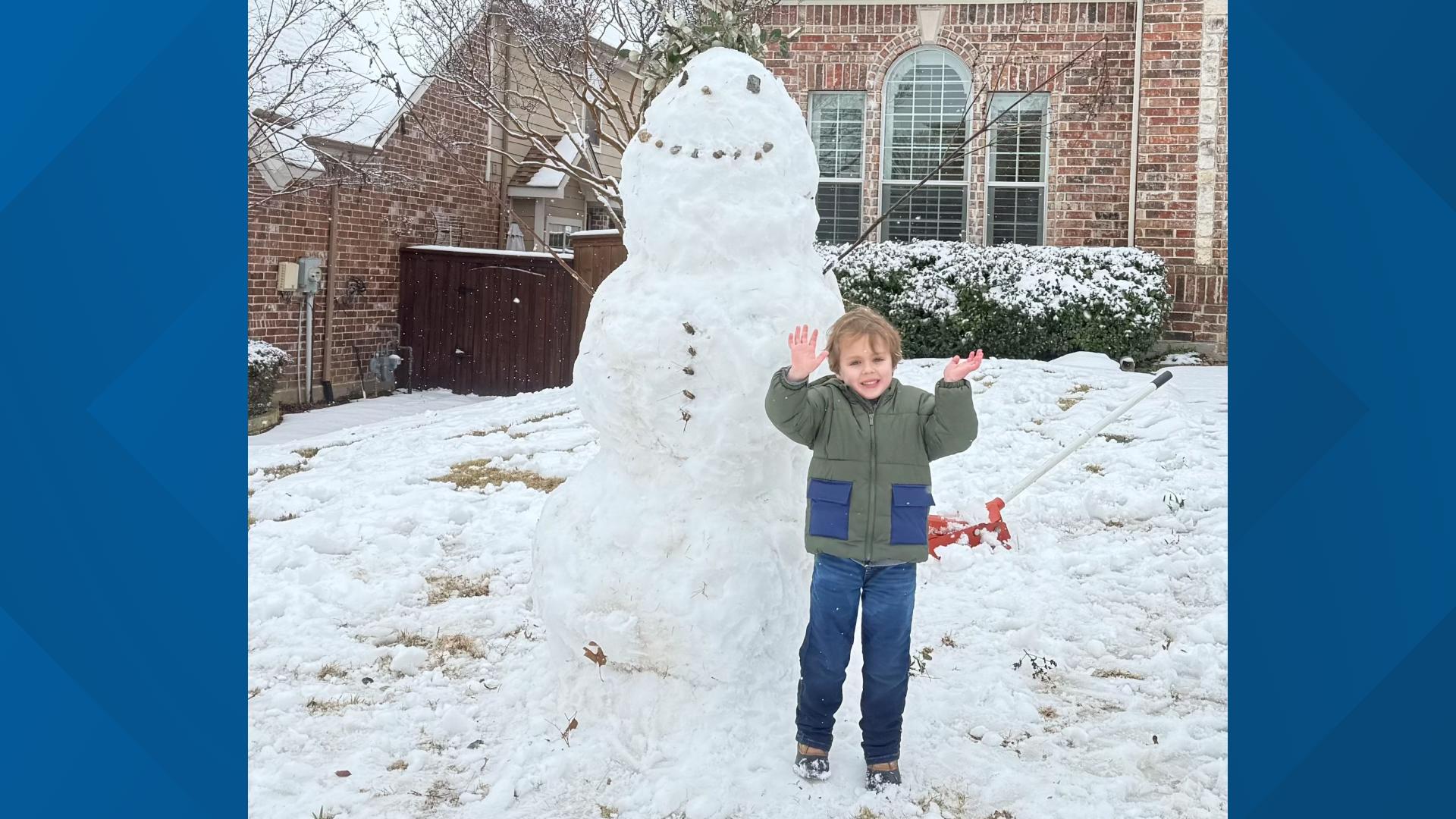 PHOTOS: Meet the snowmen of DFW from the winter storm | wfaa.com