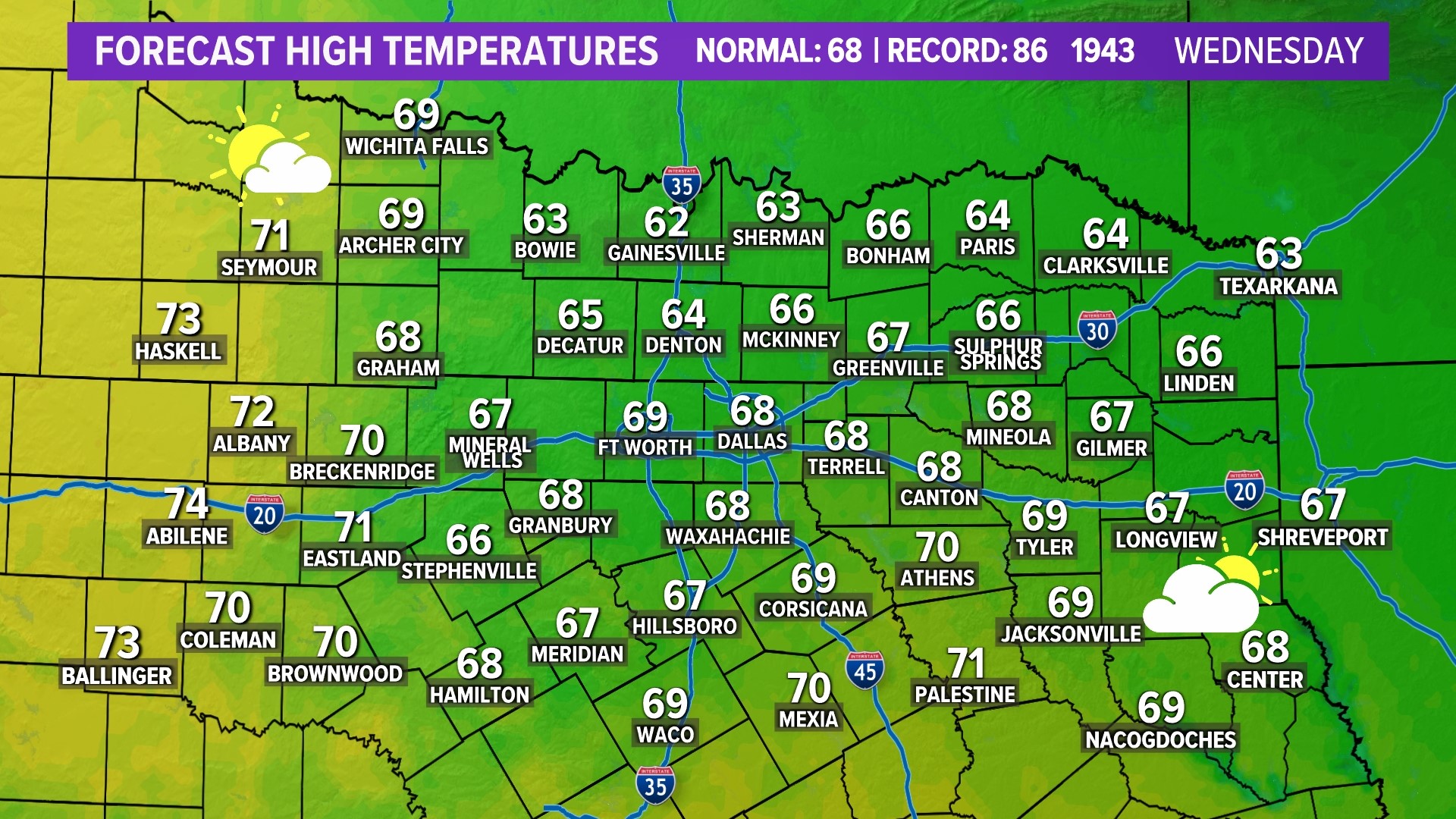 DFW weather: North Texas weekend forecast | wfaa.com