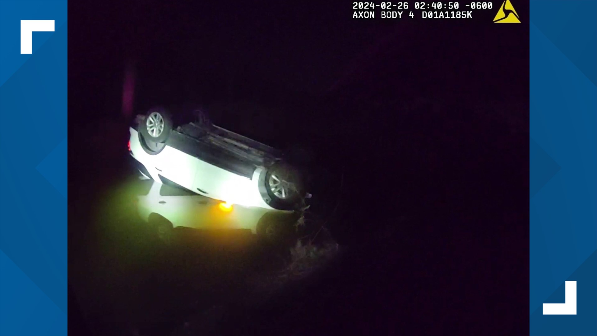 Denton officers rescue woman from overturned SUV in creek | wfaa.com