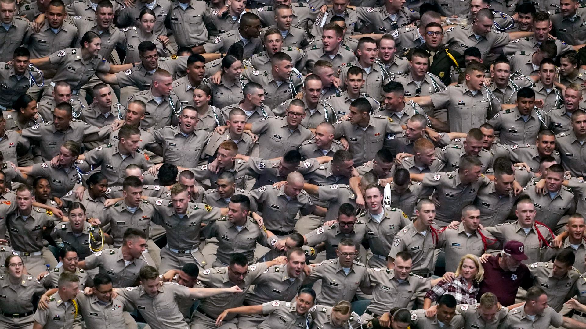 Is Texas A&M a military school? Here's why fans are in uniform | wfaa.com