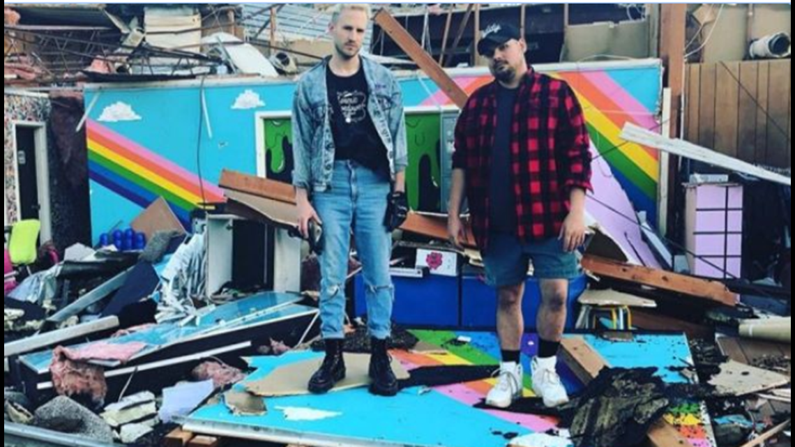 Home destroyed, but dishes left intact: Neighborhood hit hard by Dallas ...