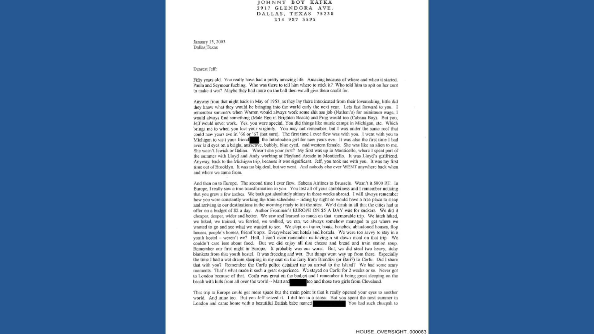 Dallas businessman caught in Epstein document release | wfaa.com
