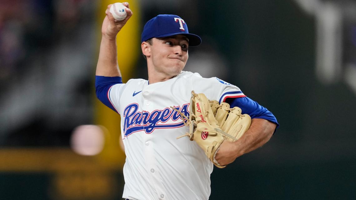 Jack Leiter throws 10 Ks in Texas' 10-0 victory over Cleveland | wfaa.com