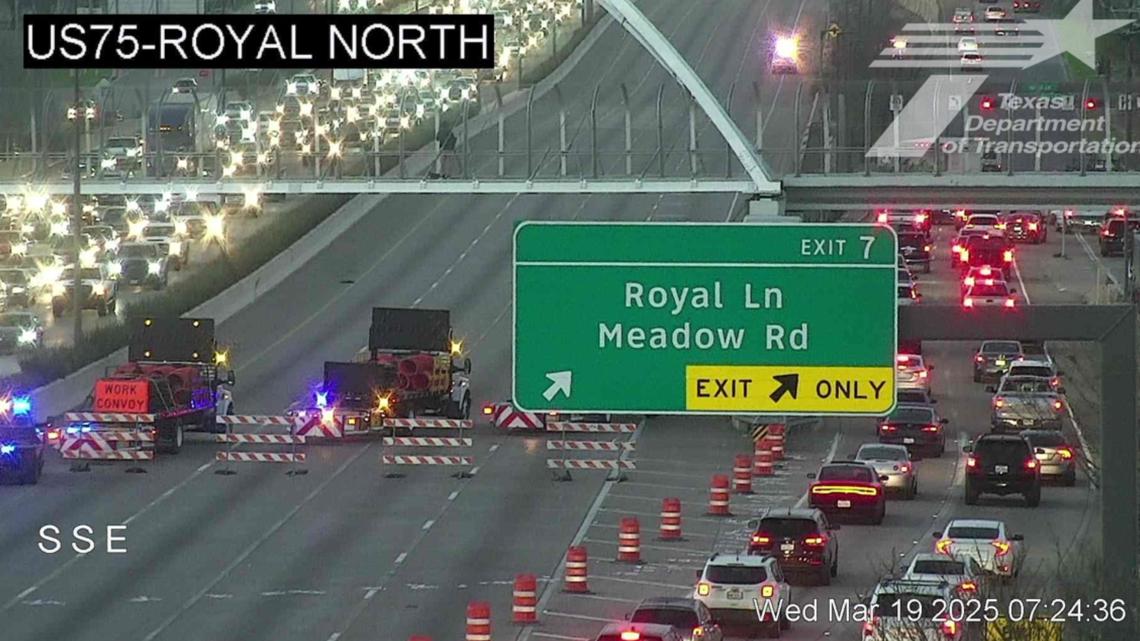 Dallas, Texas traffic: Why is U.S. 75 Central Expressway closed? | wfaa.com Dallas, Texas traffic: Why is U.S. 75 Central Expressway closed? | wfaa.com