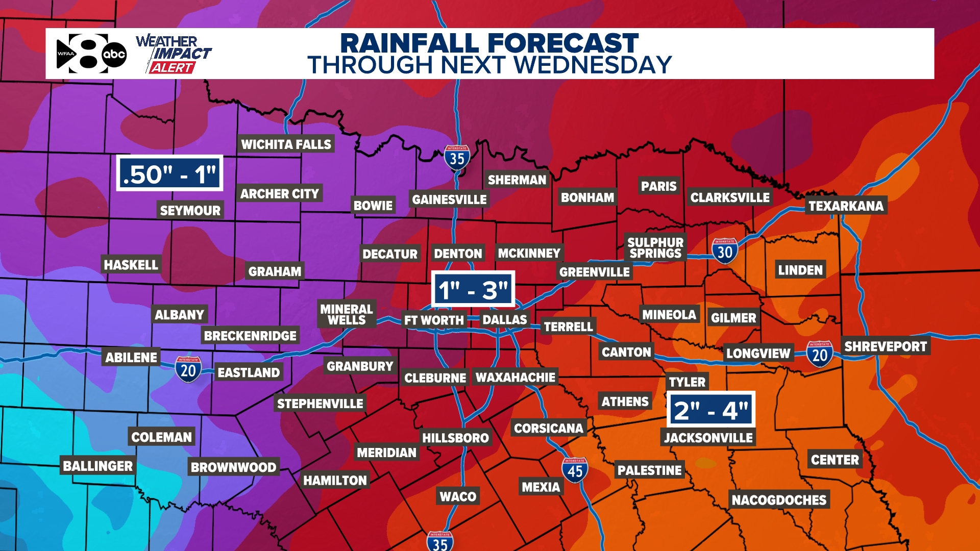 DFW weather: Latest forecast, radar, rain chances | wfaa.com