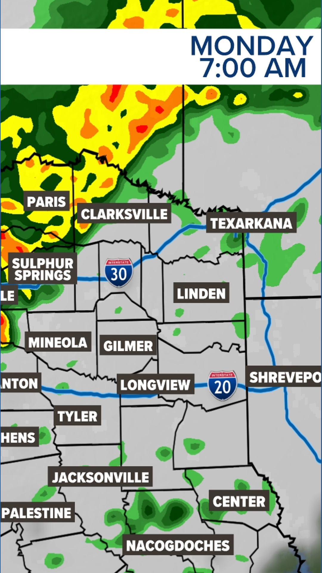 Storm Timecast | wfaa.com