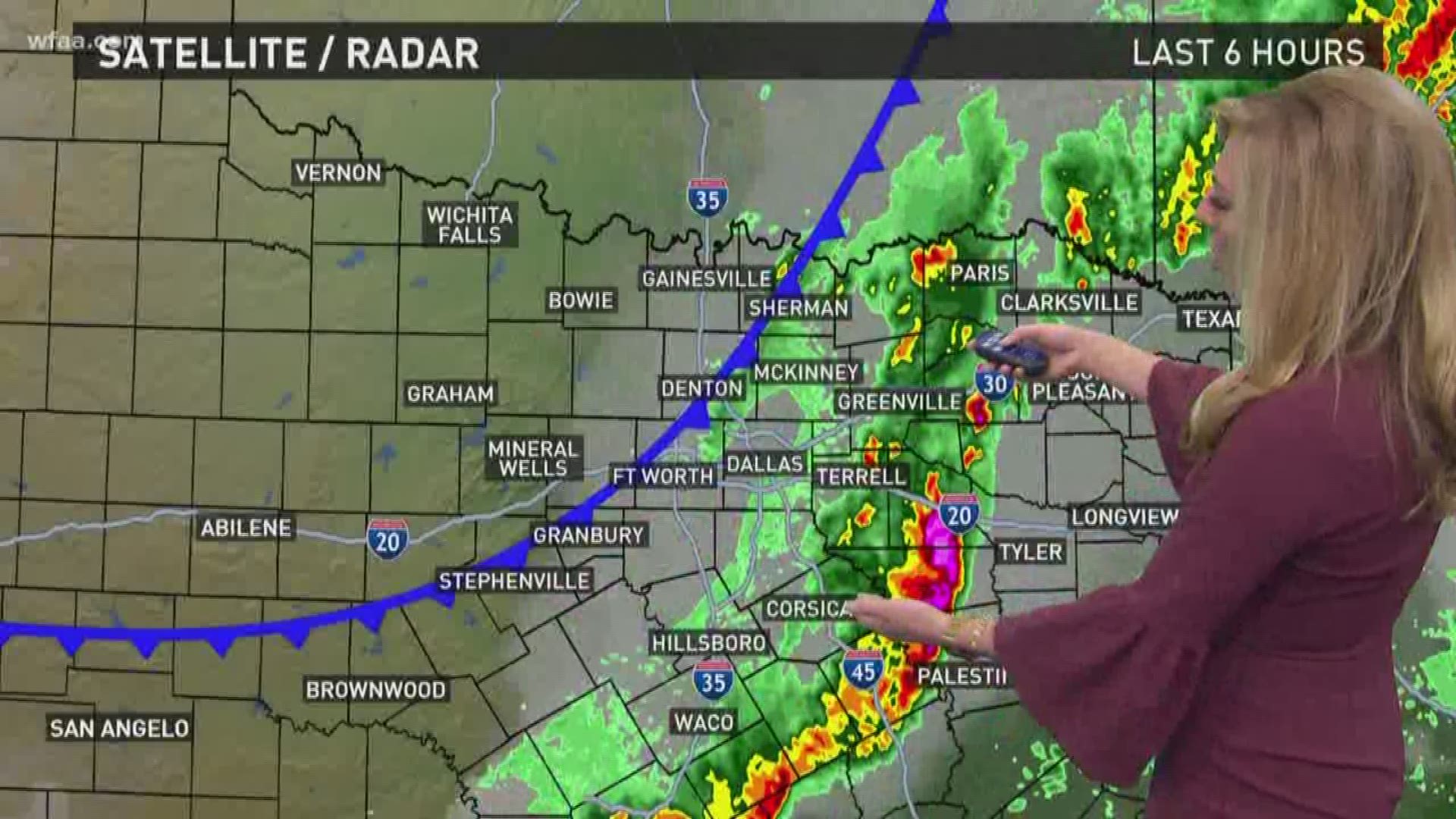 Storms bring hail to DFW; another cold weekend expected | wfaa.com