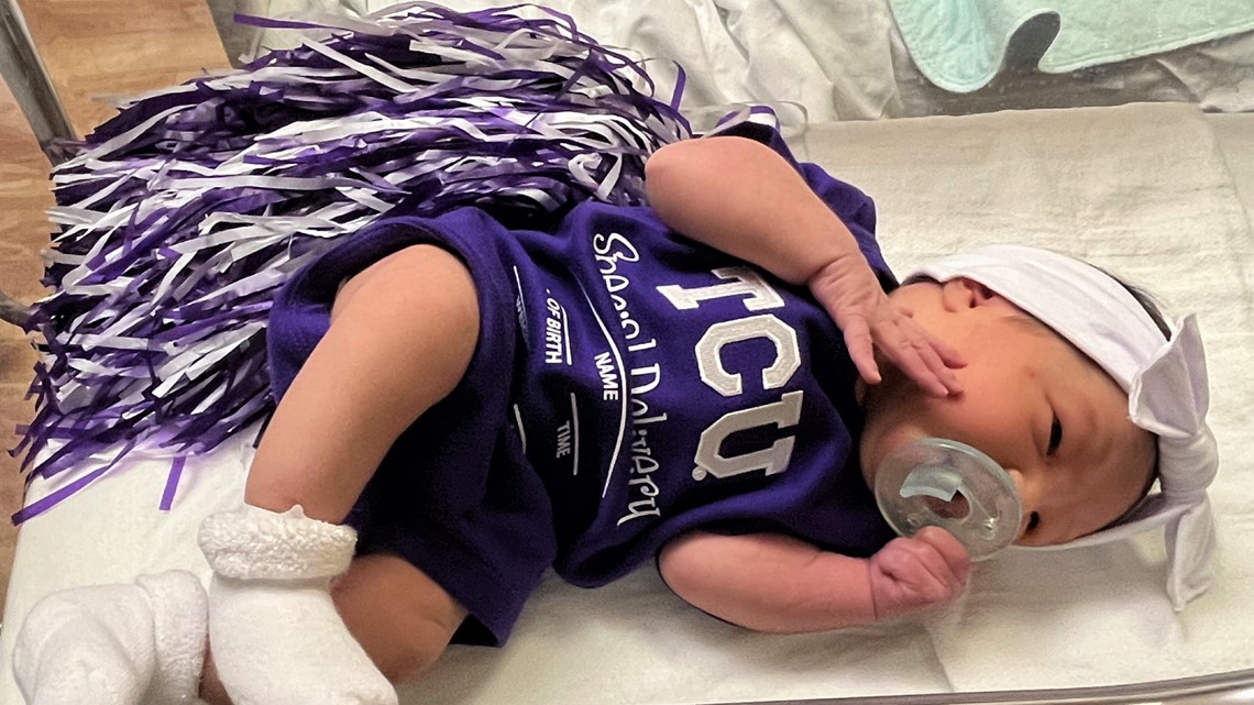 TCU and Georgia babies showing support ahead of National Championship ...