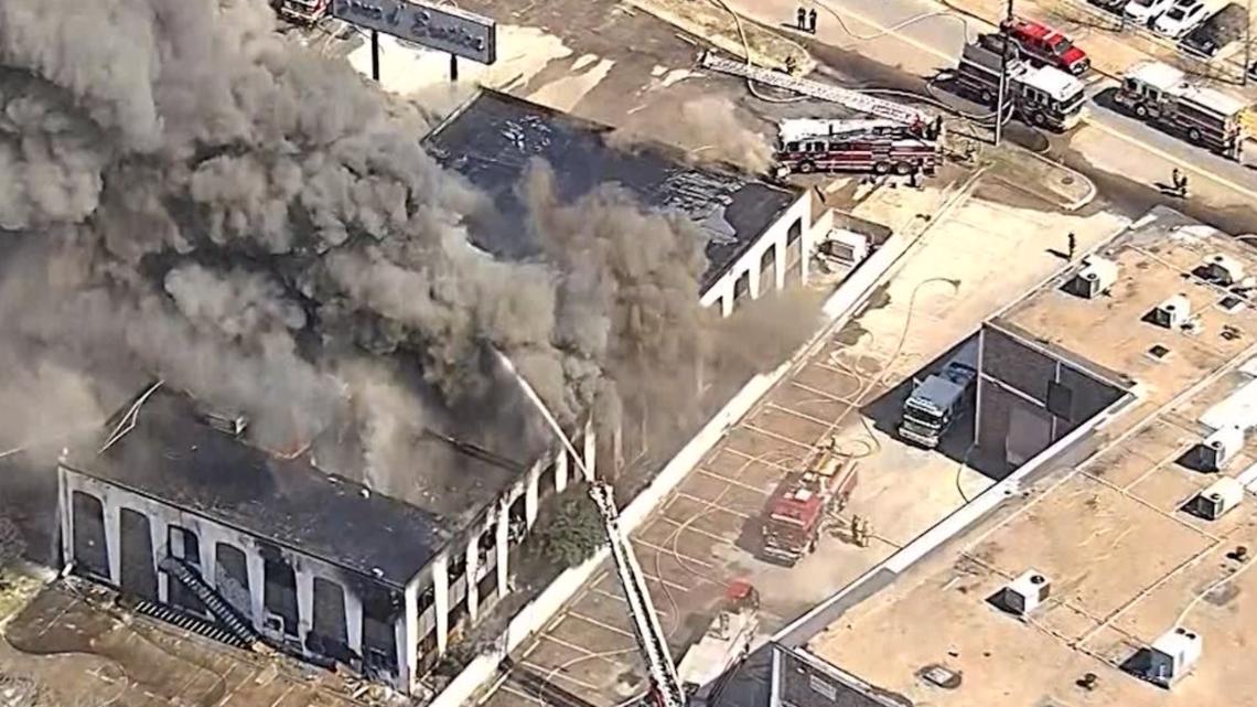 Emergency units dealing with large fire in Northwest Dallas | wfaa.com