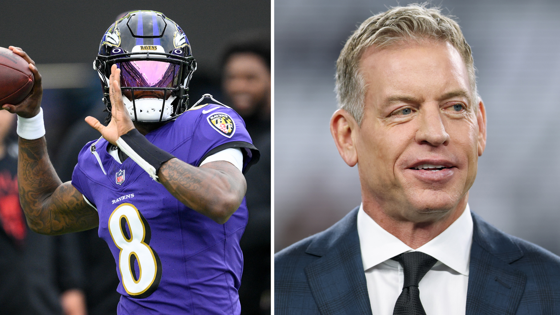 Lamar Jackson drops No. 8 trademark battle with Troy Aikman | wfaa.com