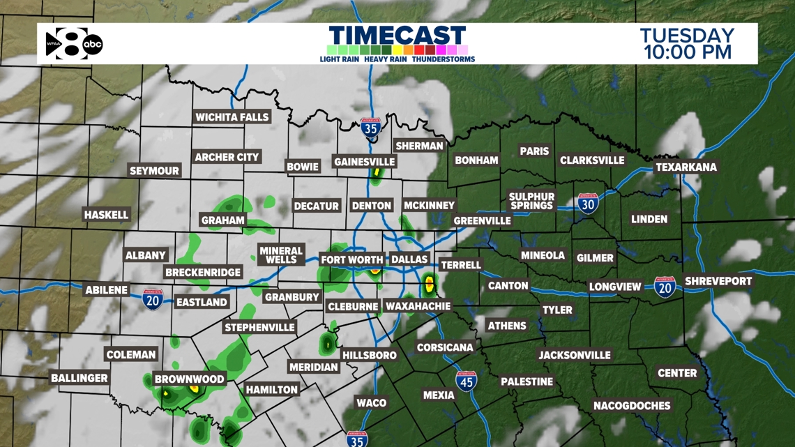 Storm Timecast | wfaa.com
