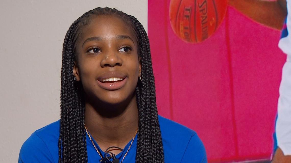 Duncanville's girl's basketball team: Varsity player Kaylinn Kemp ...