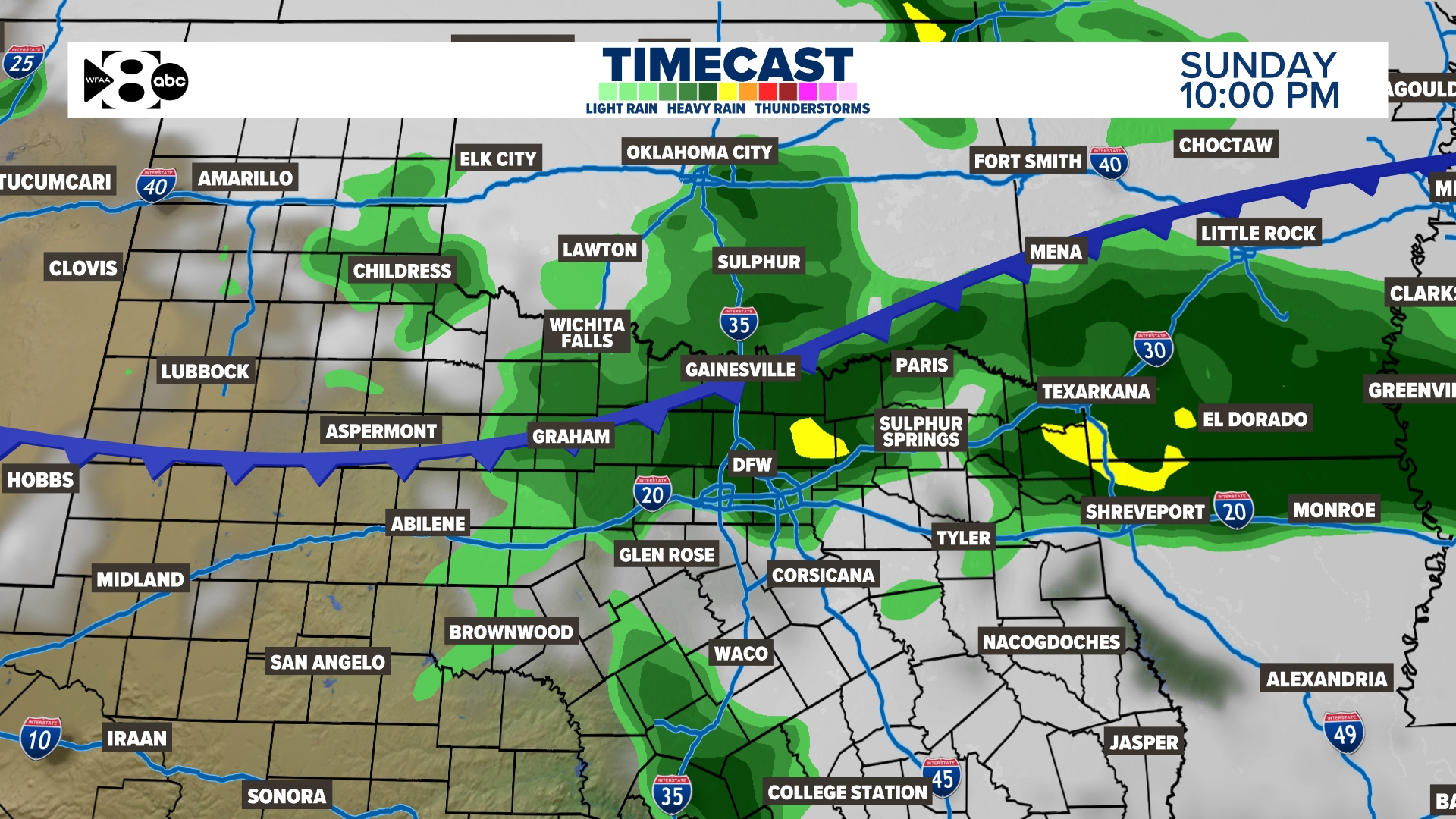 Memorial Day Weekend storm timeline | wfaa.com