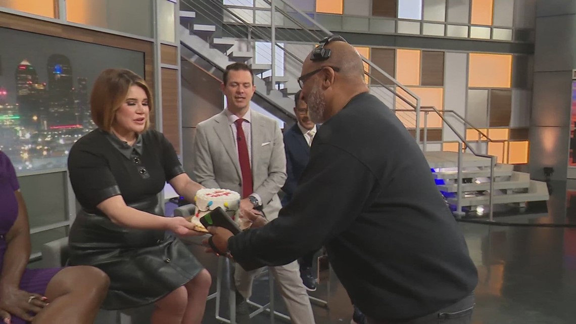 WFAA Daybreak celebrates Floor Director Larry Magee's retirement after ...
