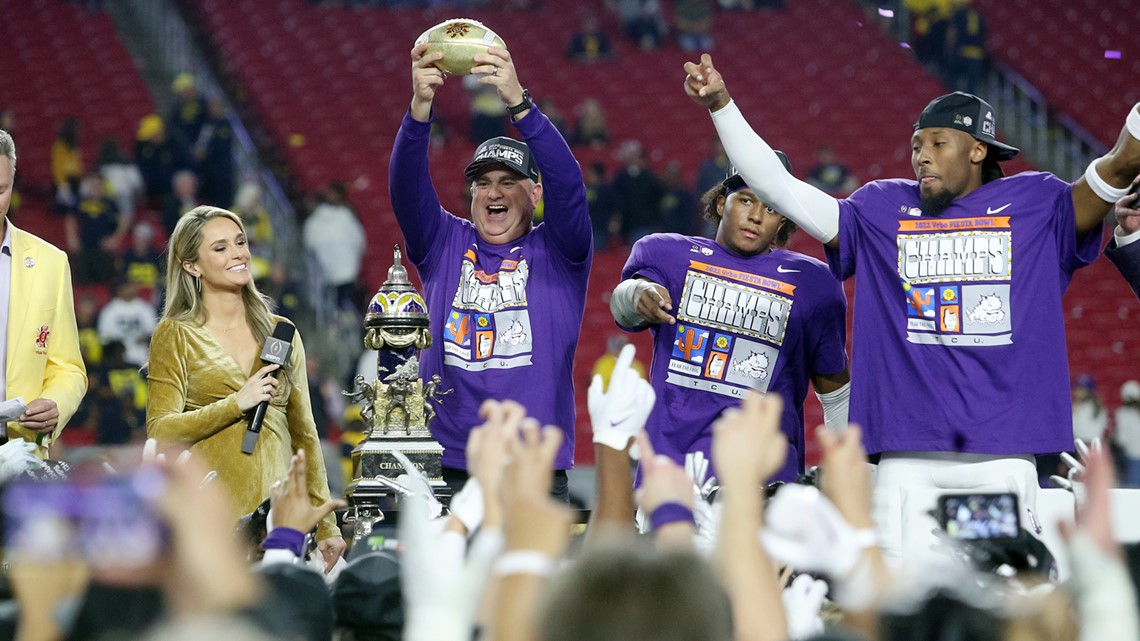 Fiesta Bowl: Fan reaction to TCU's Fiesta Bowl win over Michigan | wfaa.com