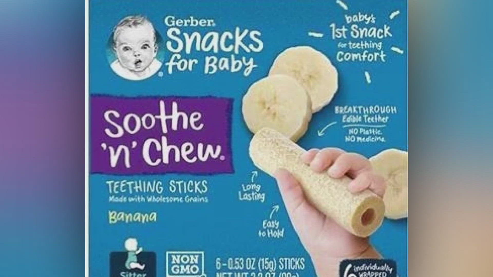 Gerber recalling teething stick due to choking concerns | wfaa.com
