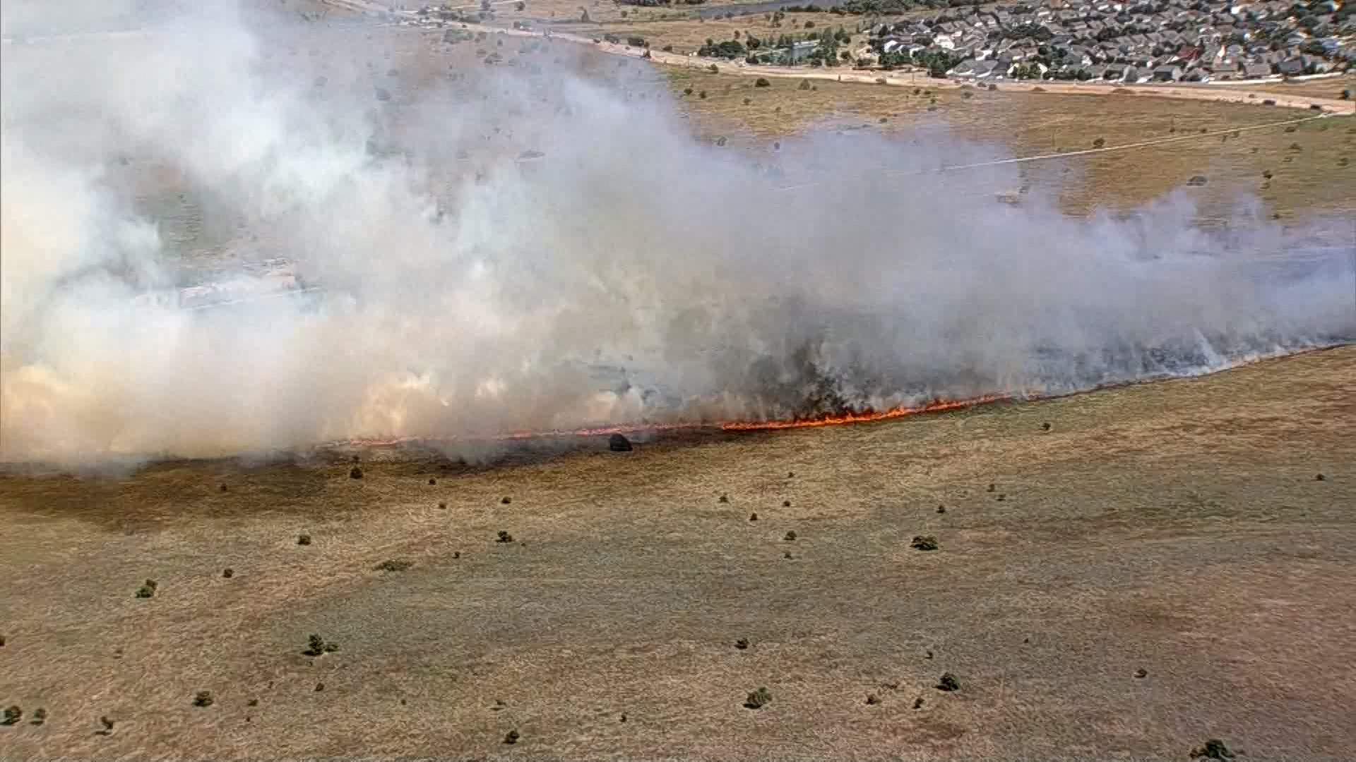 Fort Worth grass fire burning near Bonds Ranch and Saginaw | wfaa.com