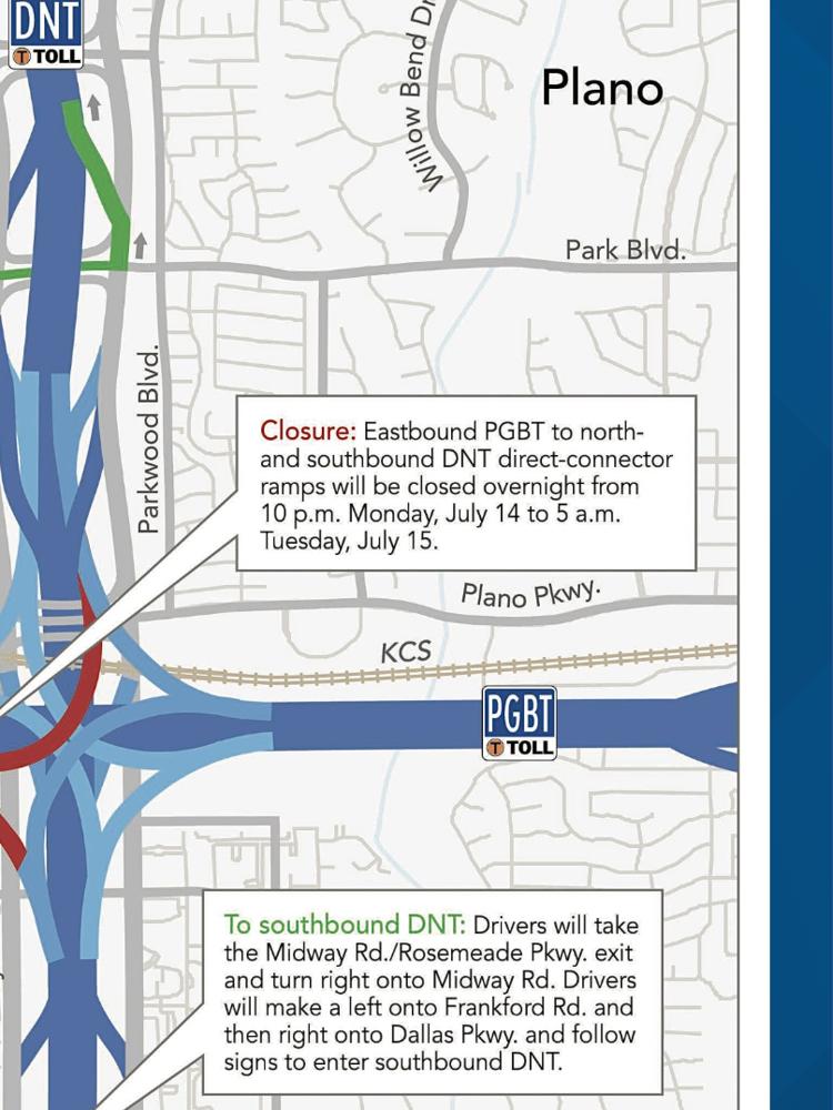 Overnight ramp closure impacts North Texas drivers | wfaa.com