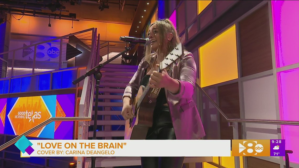 Carina DeAngelo performs "Love on the Brain" | wfaa.com