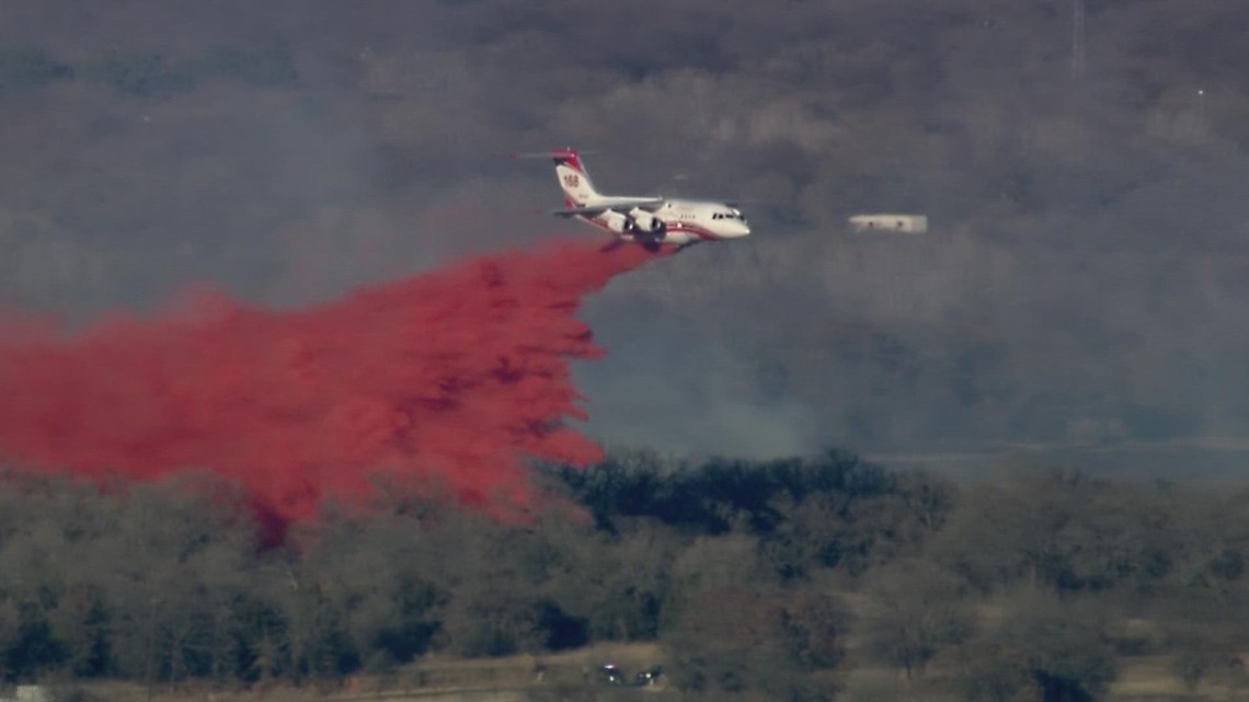 Large grass fire in Wise County near Boyd | wfaa.com