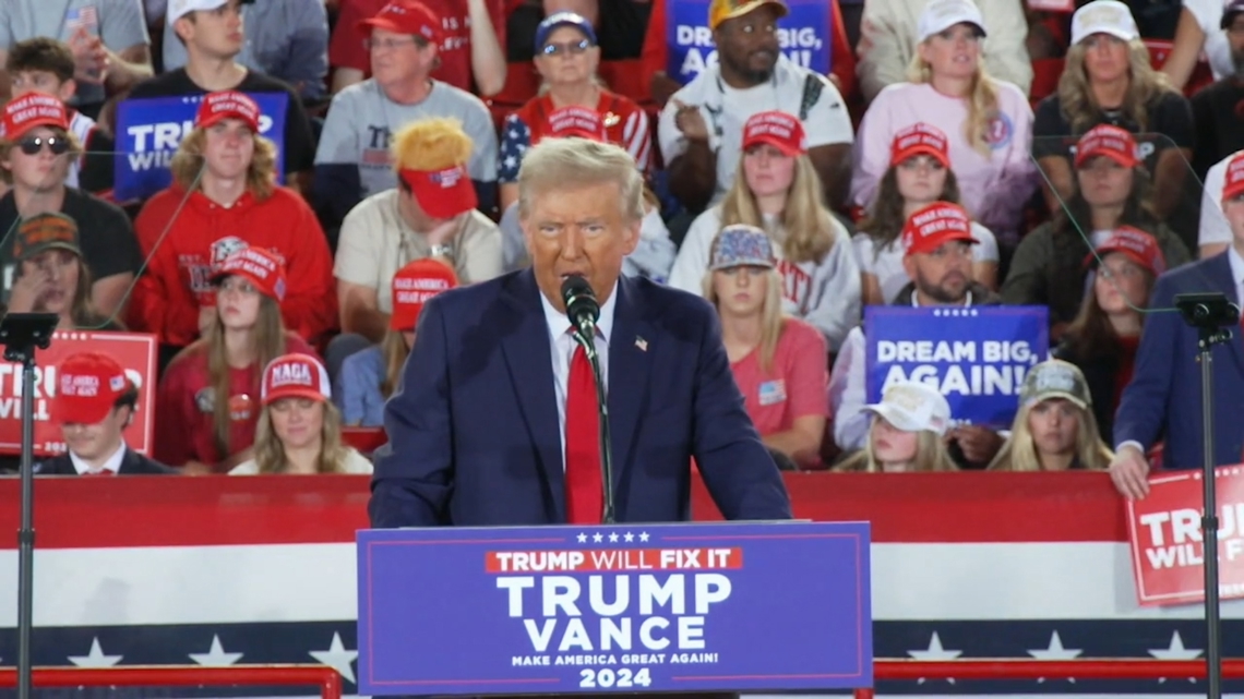 Donald Trump full speech at campaign rally in North Carolina | wfaa.com
