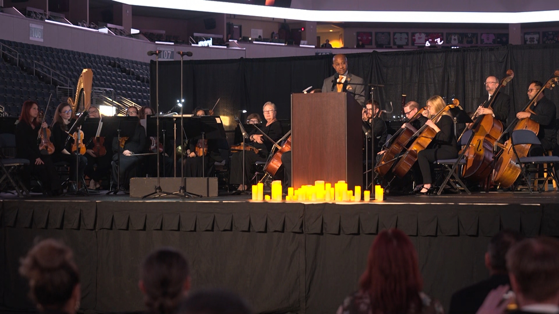 Allen Mayor Baine Brooks speaks at remembrance ceremony honoring ...