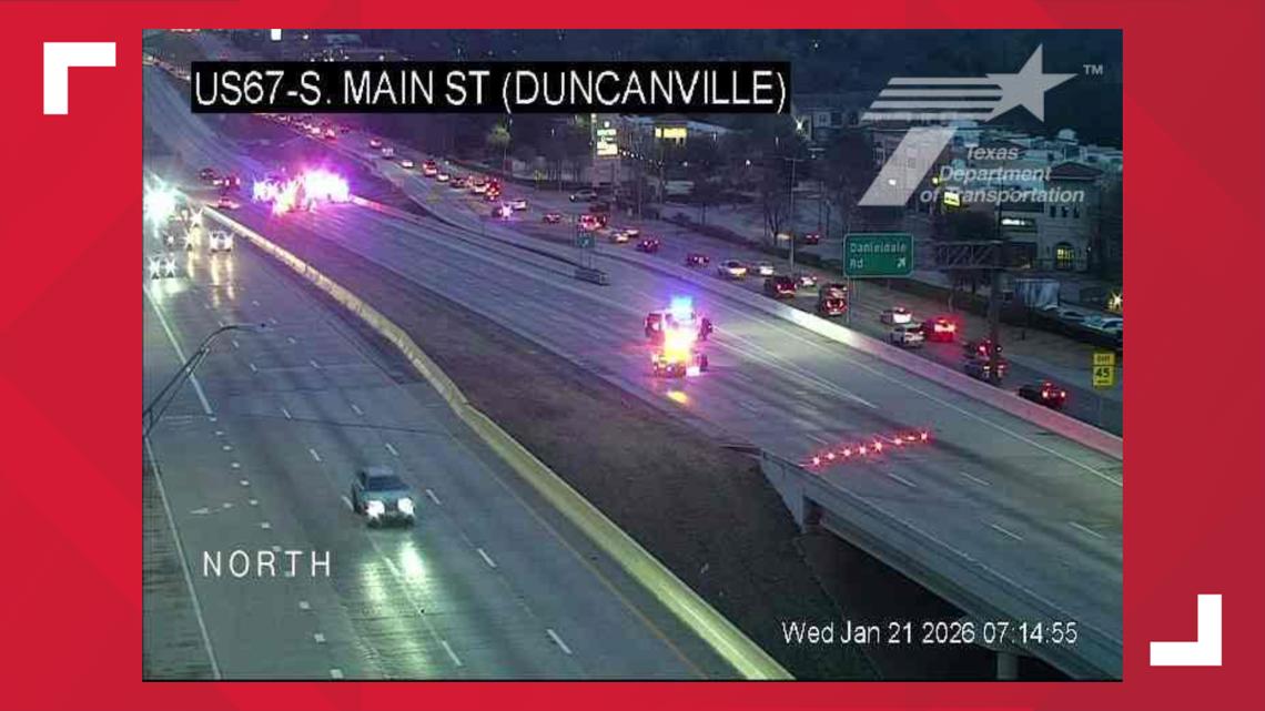 Fatal motorcycle crash shuts down Highway 67 lanes in North Texas ...