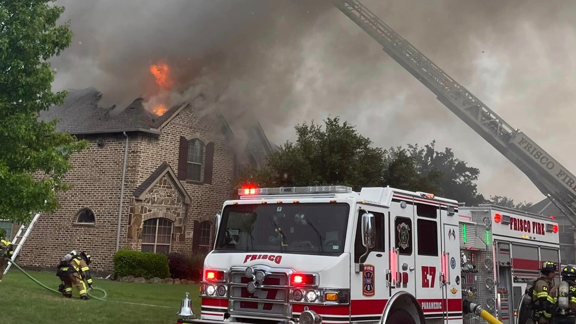 House fires in Frisco believed to be caused by lightning | wfaa.com