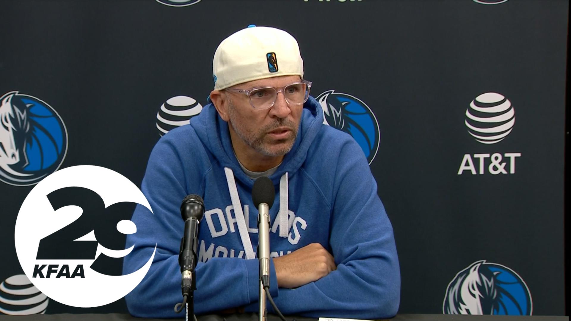 Dallas Mavericks vs. New York Knicks | Head coach Jason Kidd pre-game presser (March 25, 2025 ...