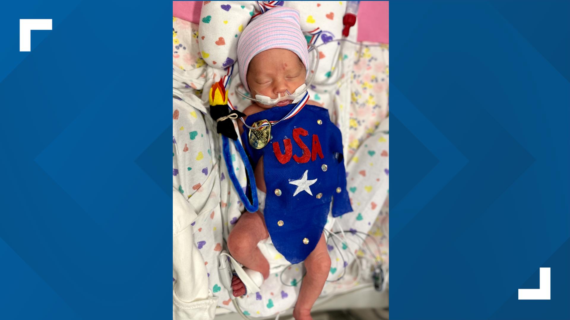 Paris Olympics: North Texas NICU babies show Team USA pride | wfaa.com