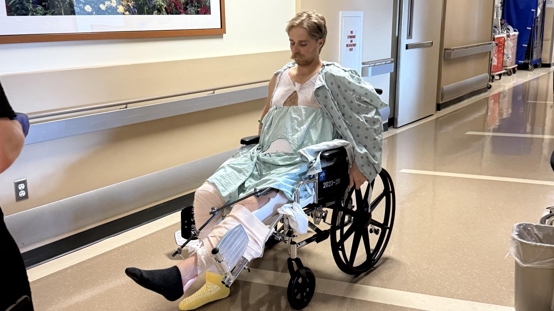 Heroic firefighter's fight for survival: Caleb Halvorson's journey back ...