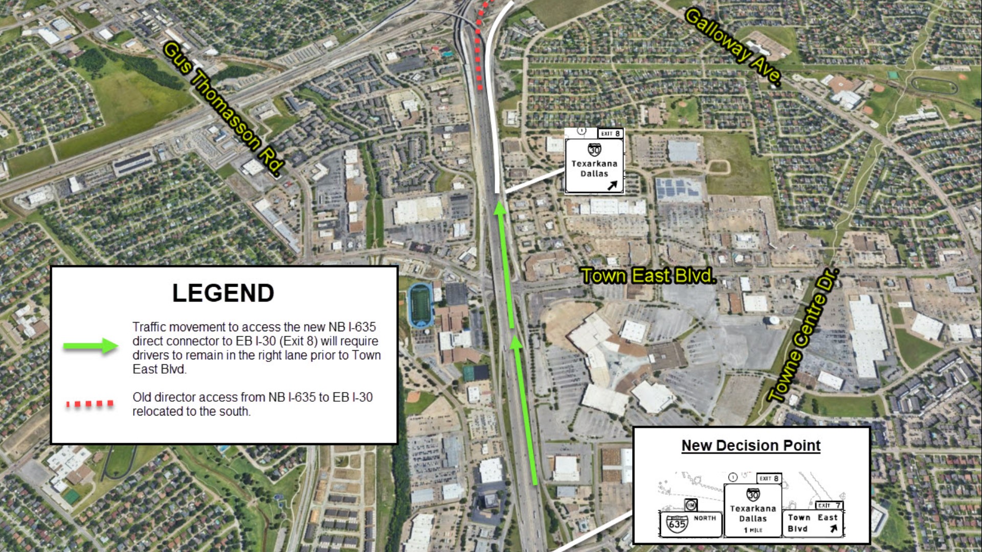 I-635 to eastbound I-30 direct connector ramp opening June 30 | wfaa.com