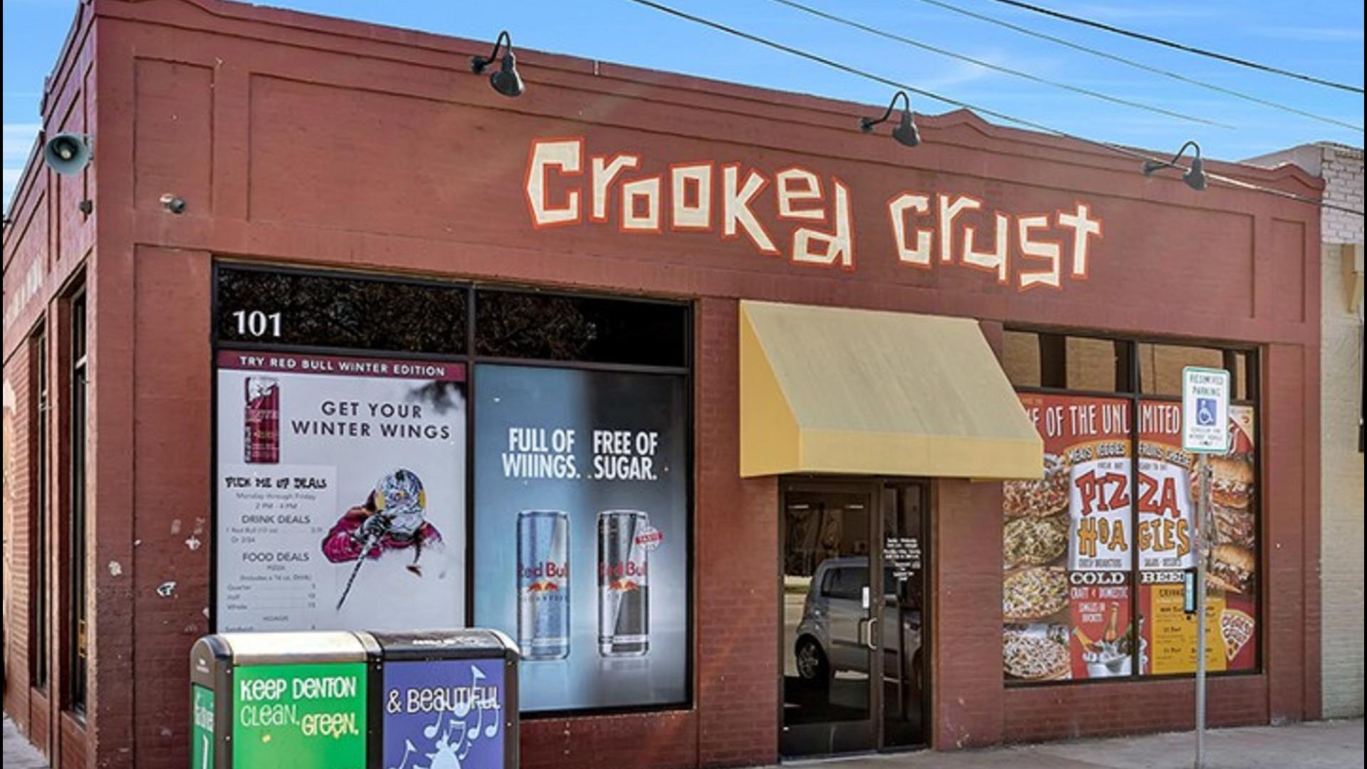 Iconic Denton pizza shop Crooked Crust closes its doors | wfaa.com