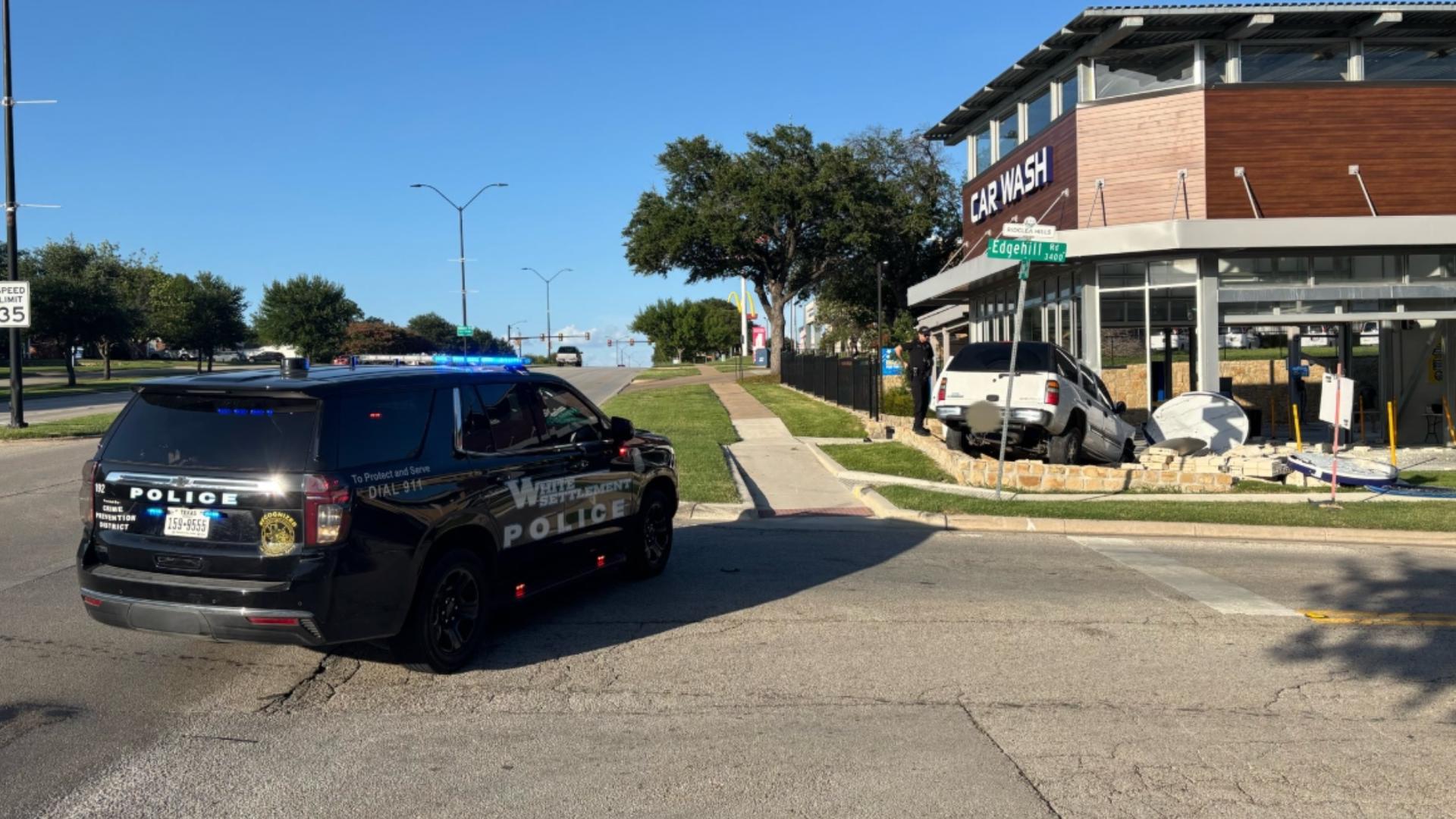 White Settlement, Texas; Allegedly drunk driver crashed into car wash ...