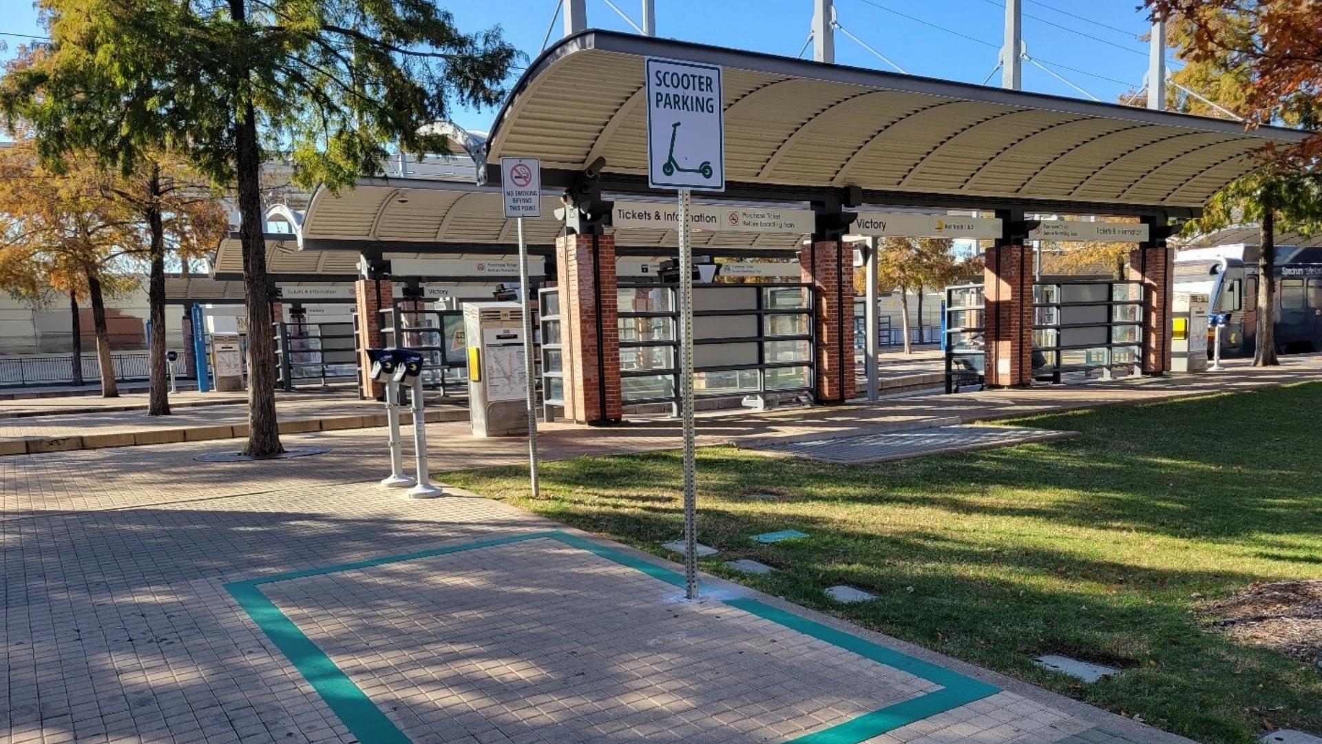 DART launches scooter parking zone pilot program | wfaa.com